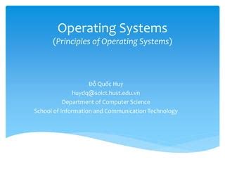 Operating System Chap 1 EnglishHust 20231 PPT