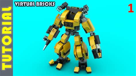 Tutorial Lego Mech Moc 1 Como Construir Mech Lego Robot Lego Videos Lego Instructions Hardsuit