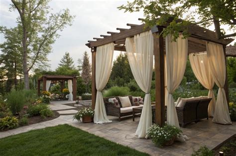 Outdoor Curtain Ideas For Pergola