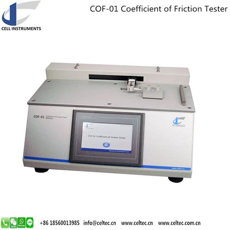 Plastic Film Coefficient Of Friction Testing Instrument Astm D1894 Friction Coefficient Tester