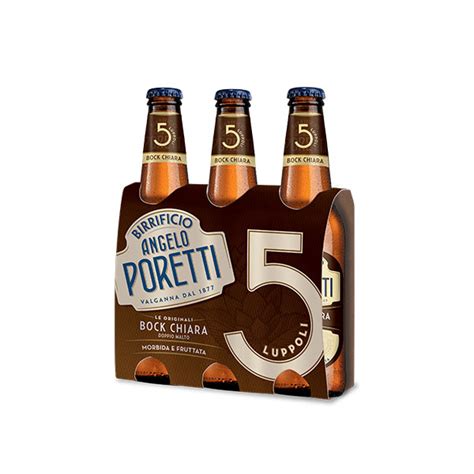 Angelo Poretti Bock Doppio Malto 5 Luppoli Chiara E 6 Luppoli Rossa