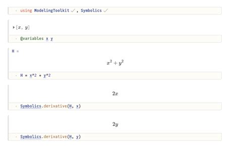 How To Take Mathematical Gradients With Modelingtookitjl Modelling