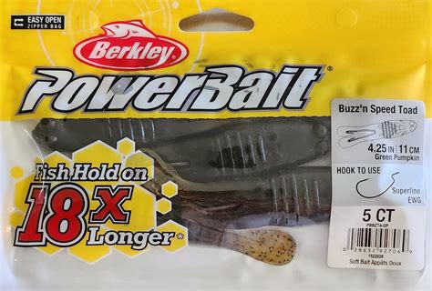 Berkley Buzzn Speed Toad Bass Addict Tackle