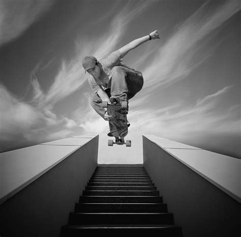 Der Skater Foto And Bild Fotomontage Composing Digiart Bilder Auf