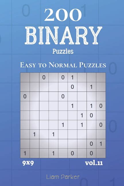 Binary Puzzles Binary Puzzles Easy To Normal Puzzles X Vol Series Paperback