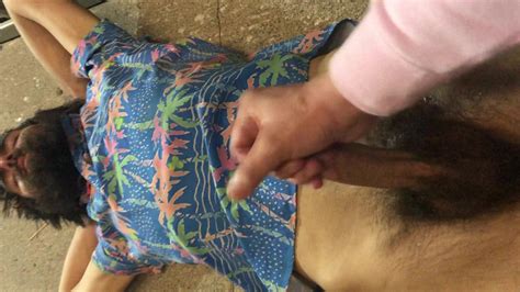 Homeless Guy Jerked Off Outside Thisvid Com