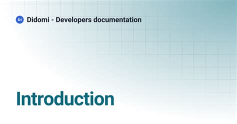 Introduction Didomi Developers Documentation