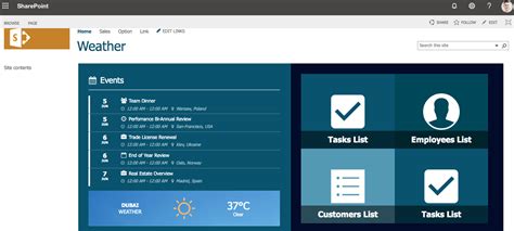 How To Present A Weather Widget On Your Page Shortpoint Support
