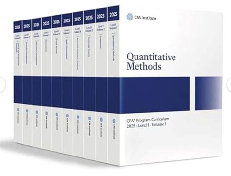 2025 Cfa Level 1 Program Curriculum Level I Box Set By Cfa I Inspire