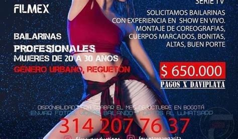 Casting En Colombia Se Buscan Bailarinas Profesionales Para Serie De