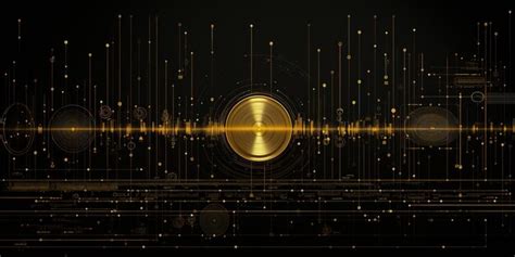 Premium AI Image Generative AI Abstract Golden And Black Colors