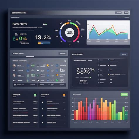 Premium Ai Image Web Dashboard Hr Employee Performance Dashboard