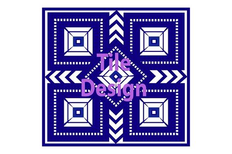 Geometric Pattern Tile Design Graphic By Hossain Dipa34 · Creative Fabrica