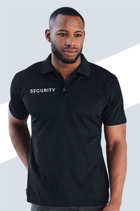 Security Uniforms Wear Hi Vis Custom Polo Shirts And Vest Cd Uniforms