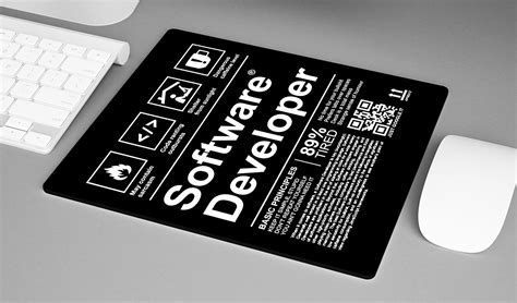 Mousepad Desenvolvedor De Software Programação Desenvolvimento