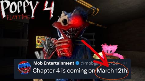 Poppy Playtime Chapter 4 Confirmed Release Date Leaked Details