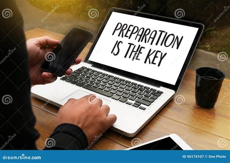 Preparation Is The Key Plan Be Prepared Concept Just Prepare To Stock