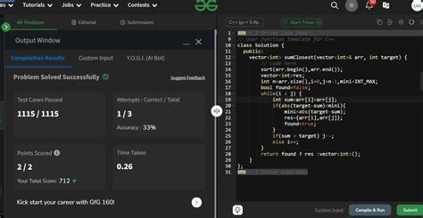 abhinav gavade on linkedin geeksforgeeks gfg160 geekstreak2024 dsa cpp dailycoding