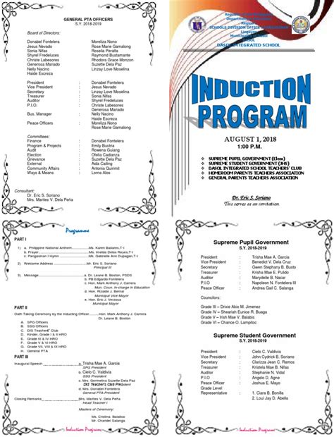 Induction Program Final 2018 2019 Pdf