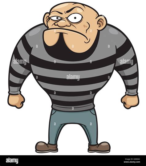 Vector Illustration Of Cartoon Prisoner Stock Vector Image Art Alamy