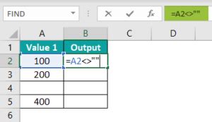 Not Equal To In Excel Symbol Formula Examples How To Use