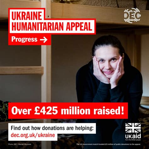 The Ukraine Humanitarian Appeal Has Now Raised Over £425m Thanks To