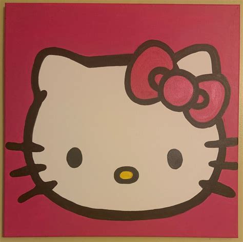 Hell Kitty Painting Hello Kitty Kitty Painting