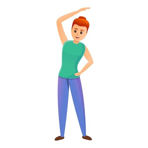 Premium Vector Woman Morning Exercise Icon Cartoon Of Woman Morning