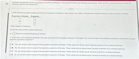 Solved Randomly Selected With Replacement Table[[proportion