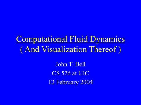 Cfd Aeronautical Notes On Fundamental Concepts Ppt