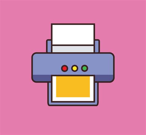 Ilustración De Dibujos Animados De Impresora 12618930 Vector En Vecteezy