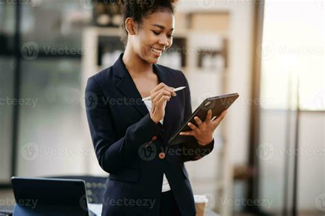 Young Attractive Asian Female Office Worker Business Suits Smiling At Camera In Office 24674342