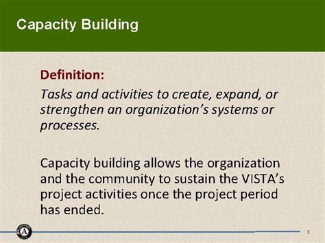 Capacity Building The Heart Of Vista Capacity Building