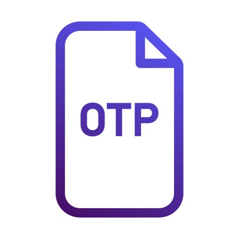 Otp Generic Gradient Outline Icon