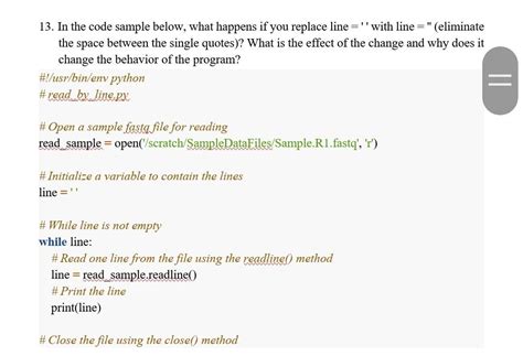 Solved In The Code Sample Below What Happens If You Chegg Com