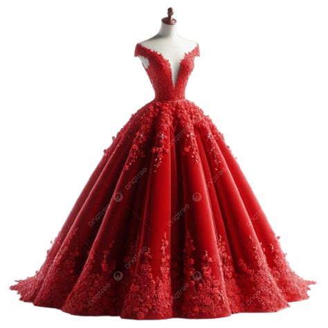 투명한 배경에서 신부 결혼식을 위한 3d 긴 빨간 드레스 디자인 3d 긴 빨간 드레스 디자인 신부를 위해 결혼식을 위해 웨딩 드레스 Png 일러스트 및 이미지 에 대한