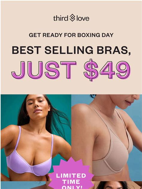Third Love Early Access Bras As Low As 49 Milled