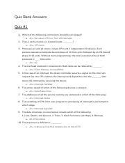 Cp386 Pdf Quiz Bank Answers Quiz 1 1 Which Of The Following Instructions Should Be