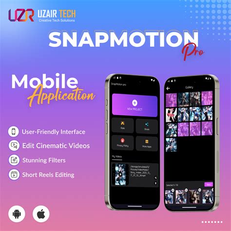 Snapmotion Pro Mobile Editing App Behance