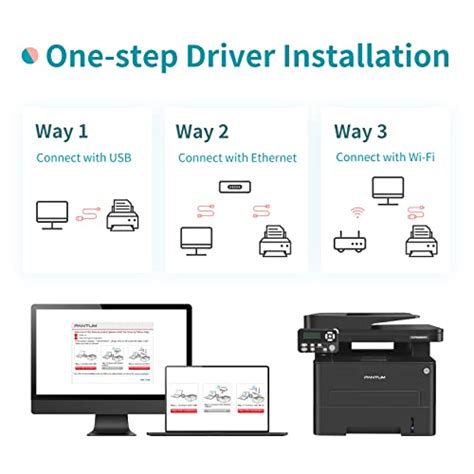 PANTUM M7102DW All in One Multifunction Laser Printer, Print Copy Scan ...
