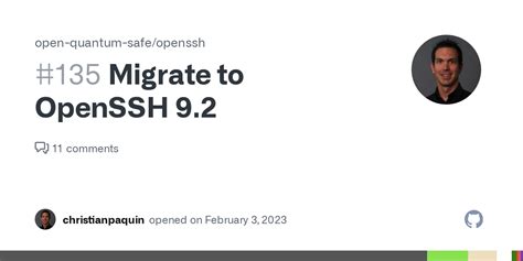 Migrate To Openssh 92 · Issue 135 · Open Quantum Safeopenssh · Github