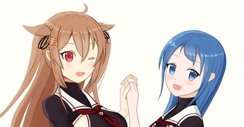 艦これ Rq村雨・五月雨 ファイのイラスト Pixiv