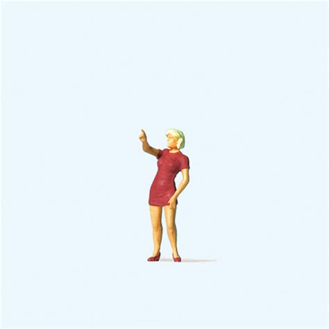 Preiser 28190 Woman Pointing Her Finger Figure Ho Jadlam Toys