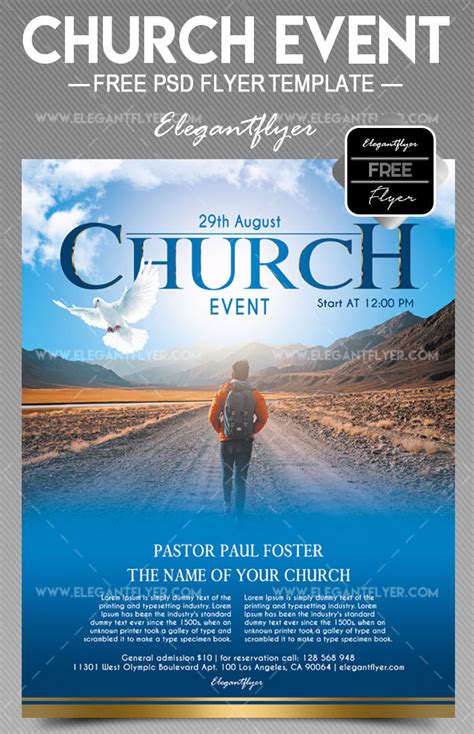 34 Free Psd Church Flyer Templates In Psd For Special Events And Premium