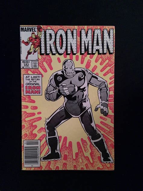 Iron Man 191 Marvel Comics 1985 Fn Vf Newsstand Comic Books Copper