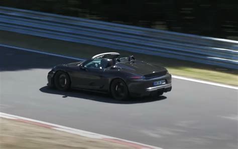 Porsche 718 Boxster Spyder Rs在nurburgring北環上飛馳 排氣聲浪悅耳動聽 影片 癮車報