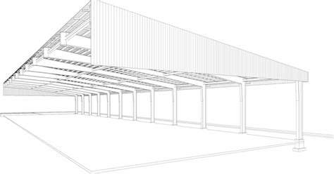 Un Dibujo De Un Edificio Con Una Línea Azul Que Dice La Casa Está