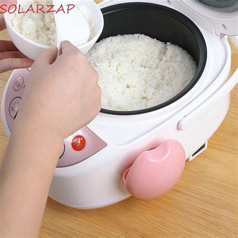 Solarzap ที่วางพายข้าว ชั้นวางตักข้าวแบบถ้วยดูดพลาสติก ที่เก็บบนโต๊ะอาหาร ประหยัดพื้นที่ในครัว