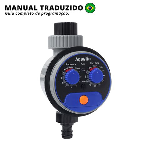 Temporizador De Programa O Timer Para Gua Doutor Irriga O