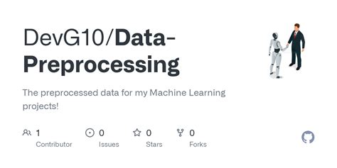 GitHub DevG10 Data Preprocessing The Preprocessed Data For My